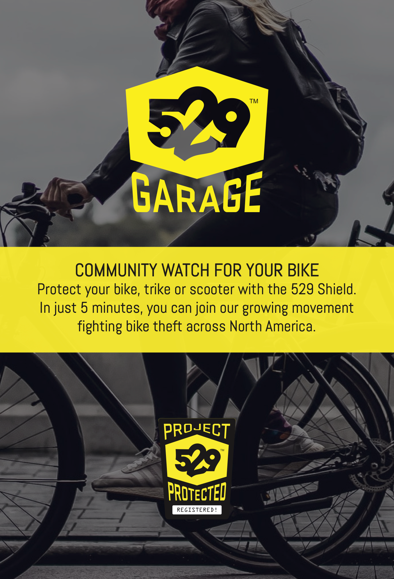529 Shield (529 Garage Bicycle Registration Kit - US Edition) – Project 529